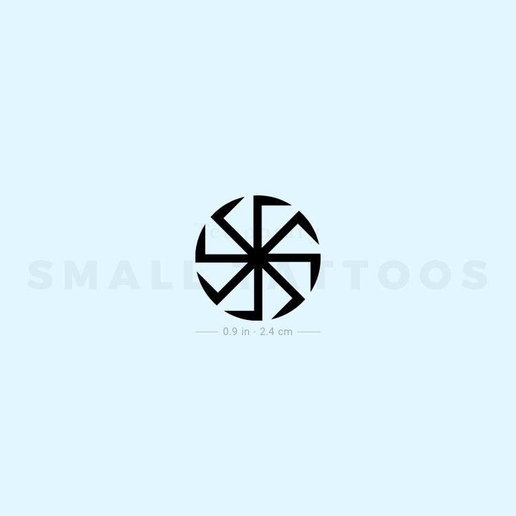 Kolovrat Temporary Tattoo (Set of 3) – Small Tattoos