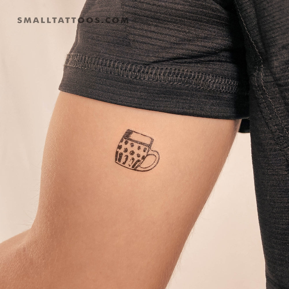 Oktoberfest Beer Mug Temporary Tattoo (Set of 3) – Small Tattoos