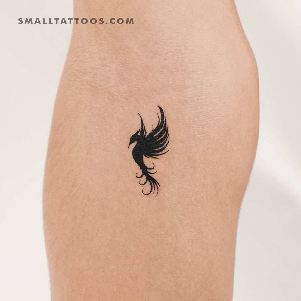 Phoenix Temporary Tattoo (Set of 3) – Small Tattoos