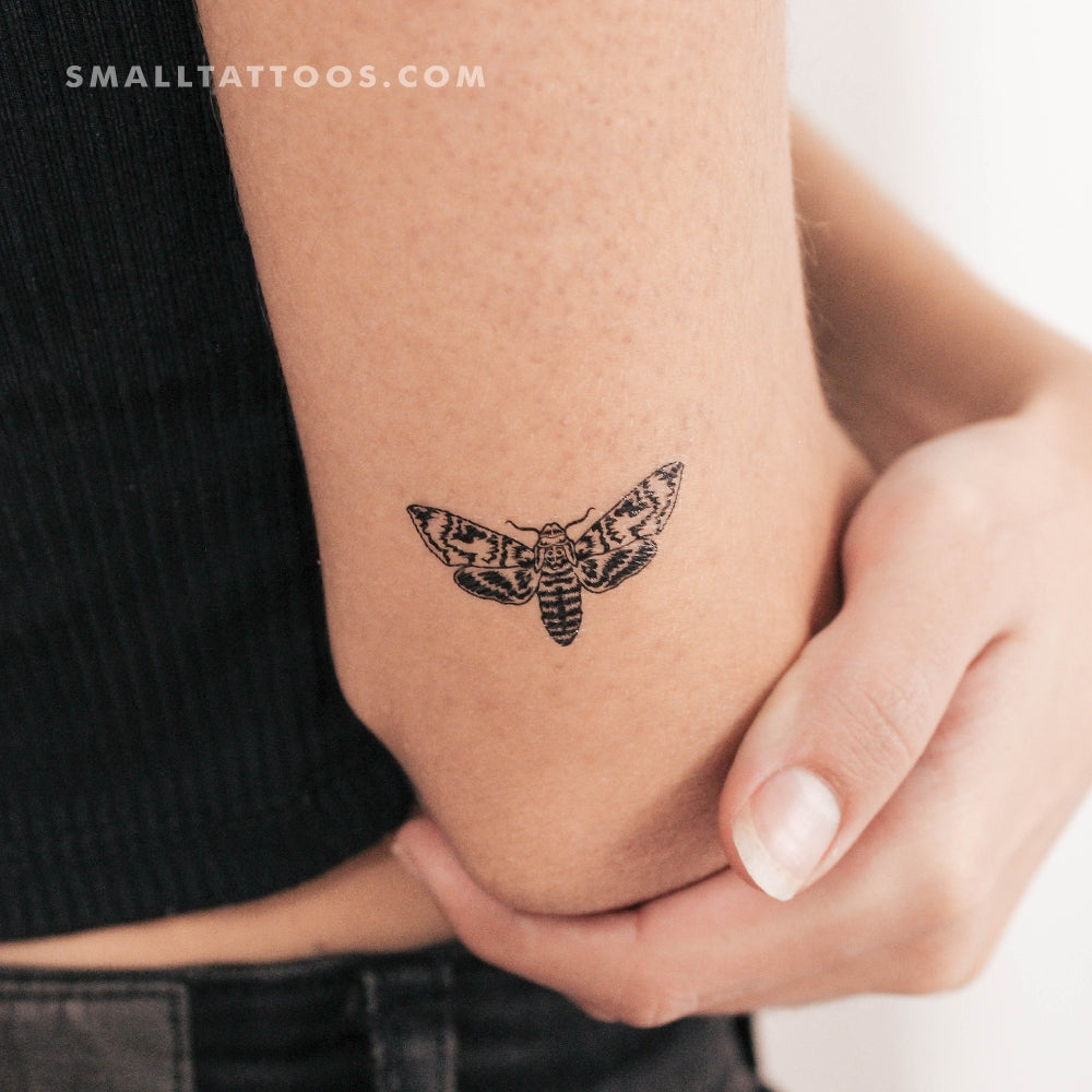 Moth Temporary Tattoo (Set of 3) – Small Tattoos