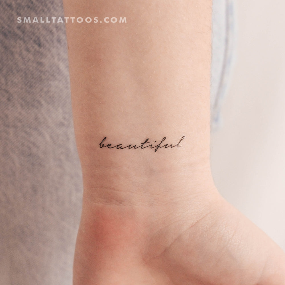 Beautiful Temporary Tattoo (Set of 3) – Small Tattoos