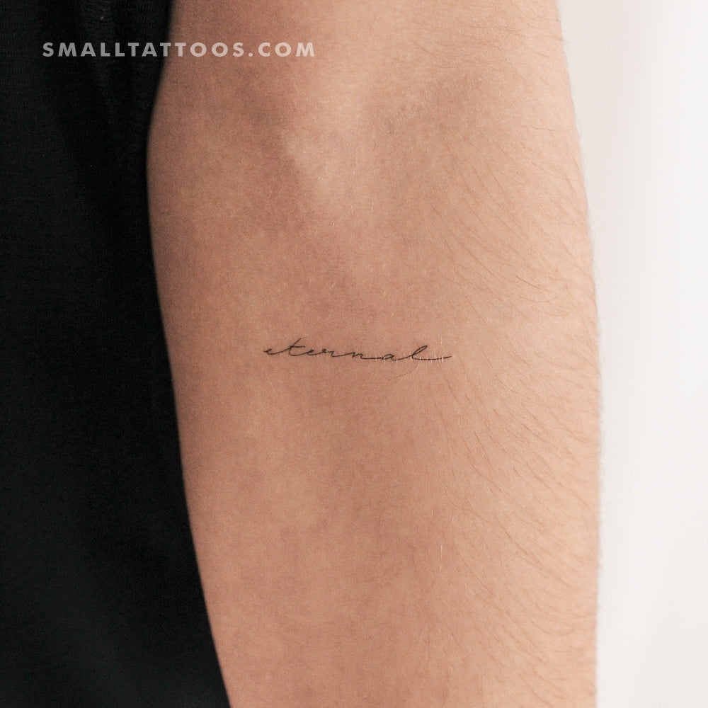 'Eternal' by Jakenowicz Temporary Tattoo - Set of 3 – Small Tattoos