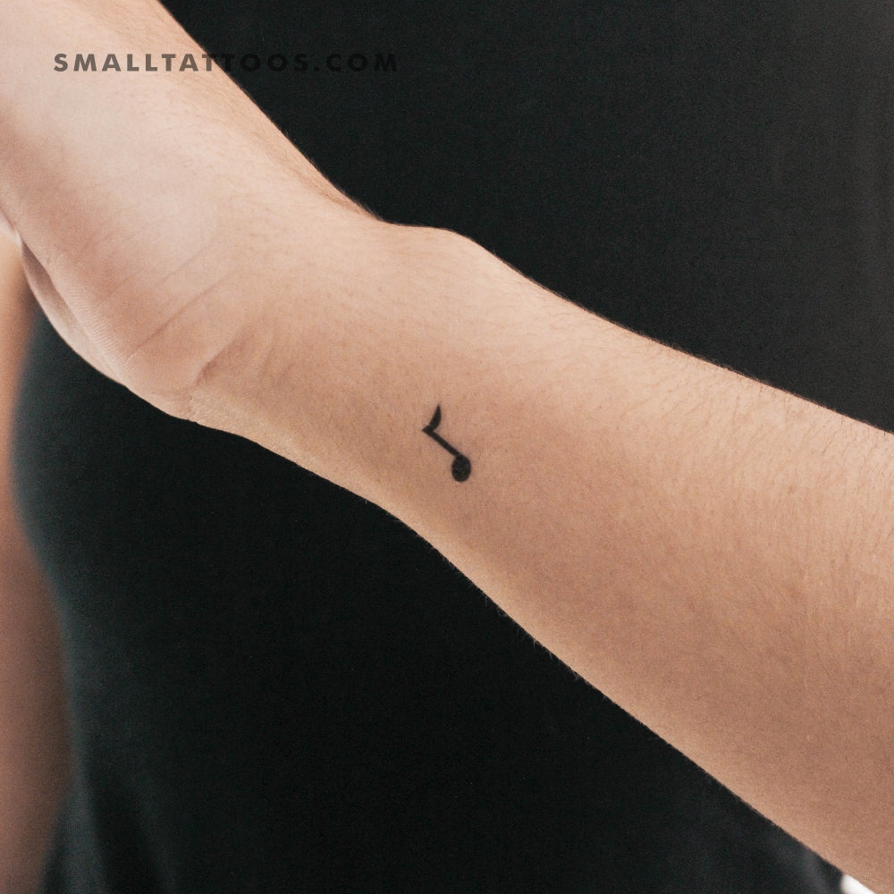 Music Note Temporary Tattoo (Set of 3) – Small Tattoos