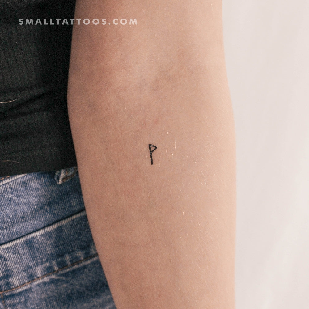 Wynn Rune Temporary Tattoo (Set of 3) – Small Tattoos