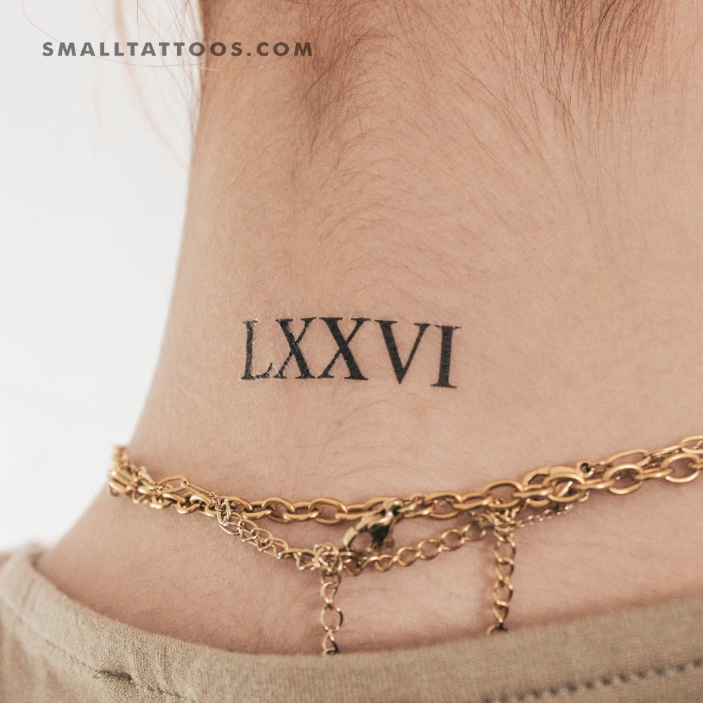 Roman Numeral Armband Tattoos 30+ Roman Numerals Tattoo Ideas For Men