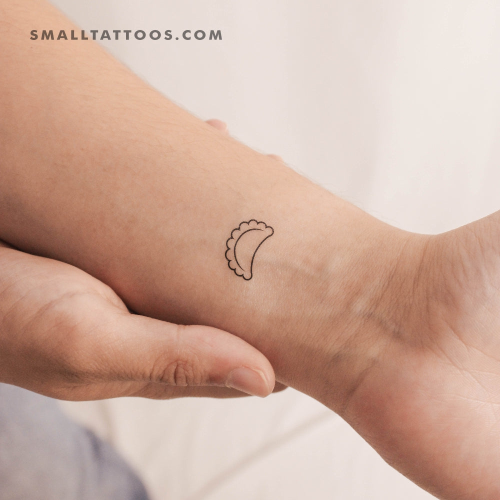 Dumpling Temporary Tattoo (Set of 3) – Small Tattoos