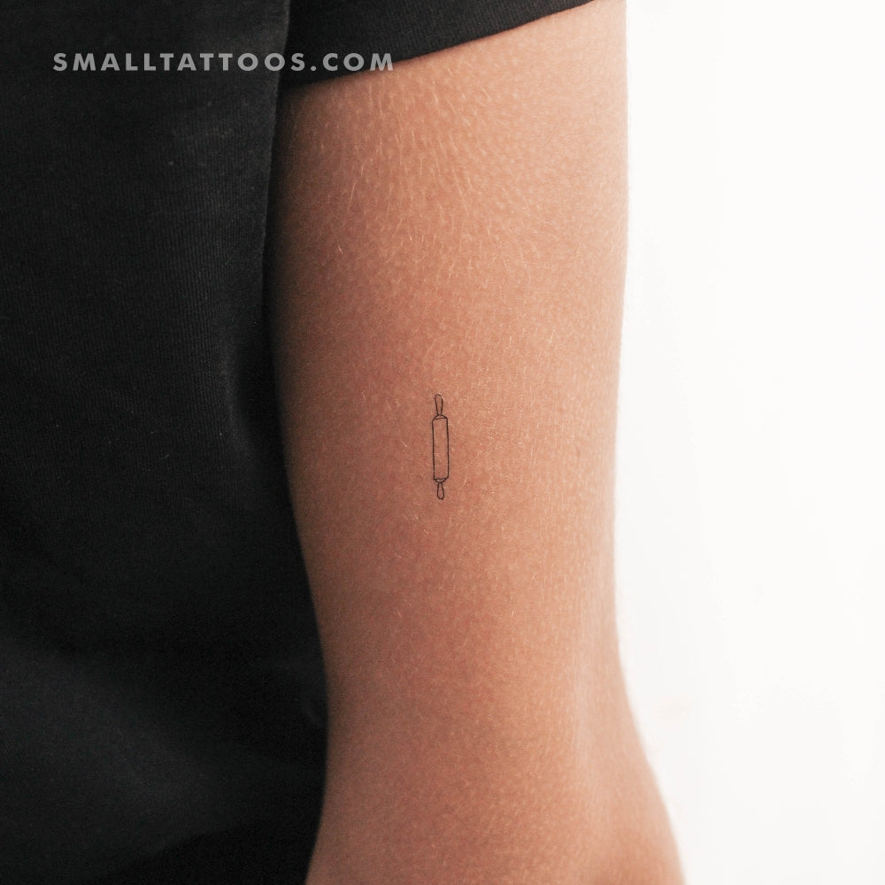 Rolling Pin Temporary Tattoo (Set of 3) – Small Tattoos