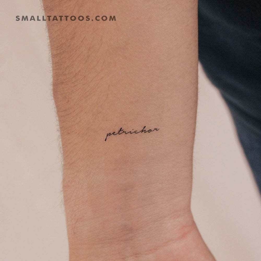 Petrichor Temporary Tattoo (Set of 3) – Small Tattoos