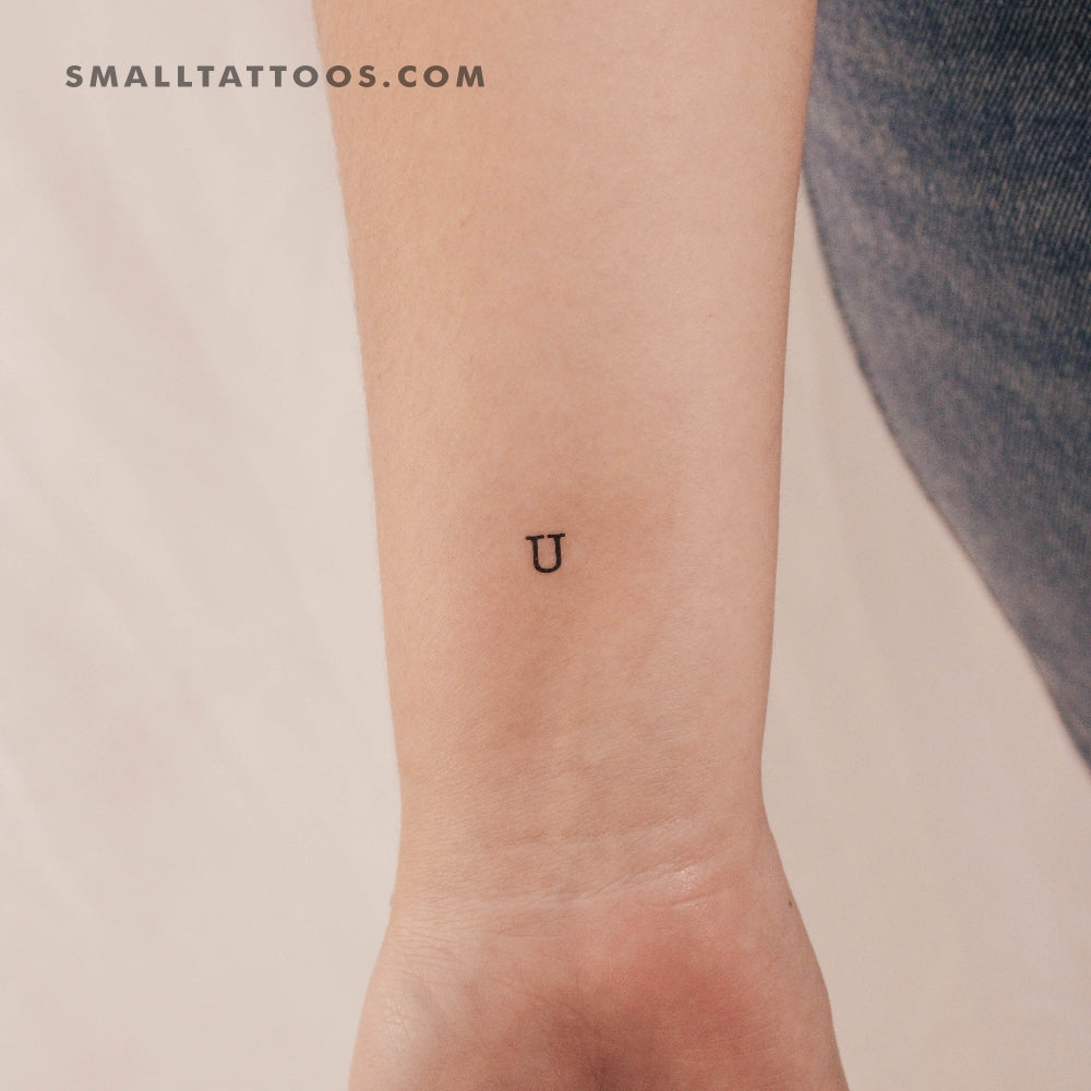 Alphabet U Tattoos