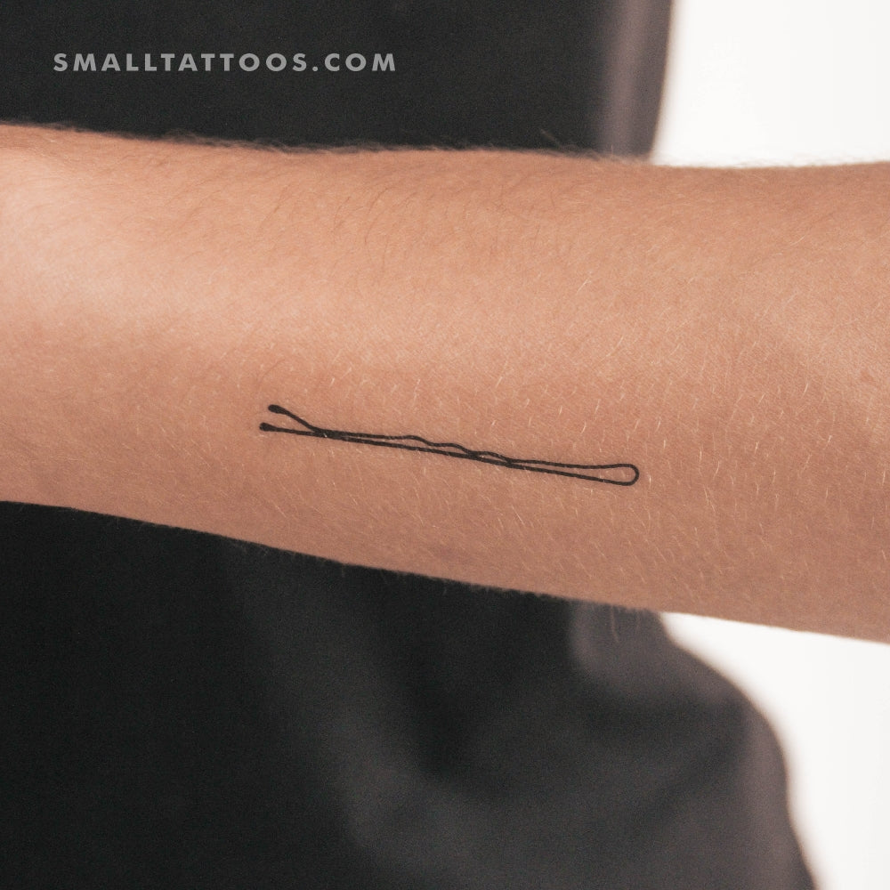 Hair Pin Temporary Tattoo (Set of 3) – Small Tattoos