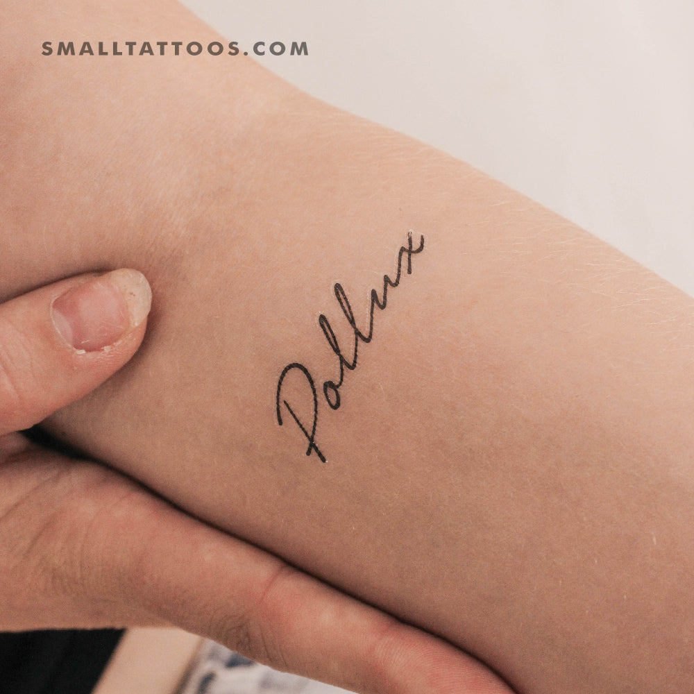 Pollux Temporary Tattoo (Set of 3) – Small Tattoos