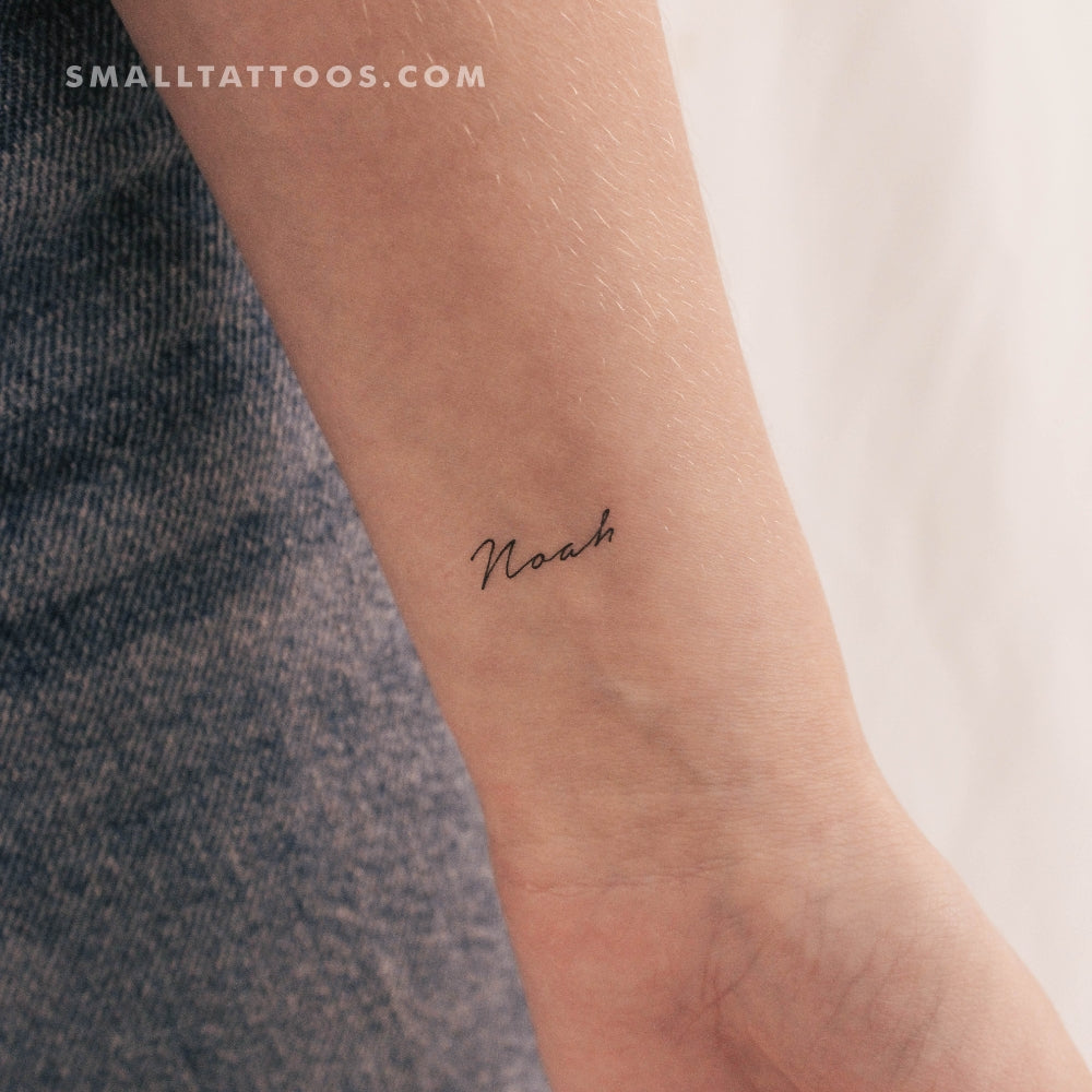Noah Temporary Tattoo (Set of 3) – Small Tattoos