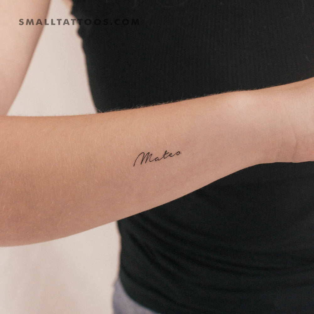 Mateo Temporary Tattoo (Set of 3) – Small Tattoos