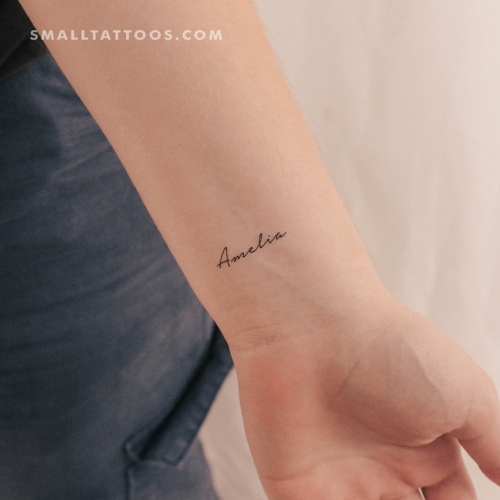 Amelia Temporary Tattoo (Set of 3) – Small Tattoos