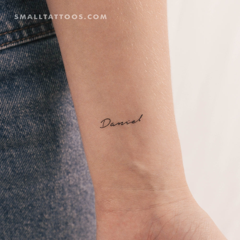 Daniel Temporary Tattoo (Set of 3) – Small Tattoos