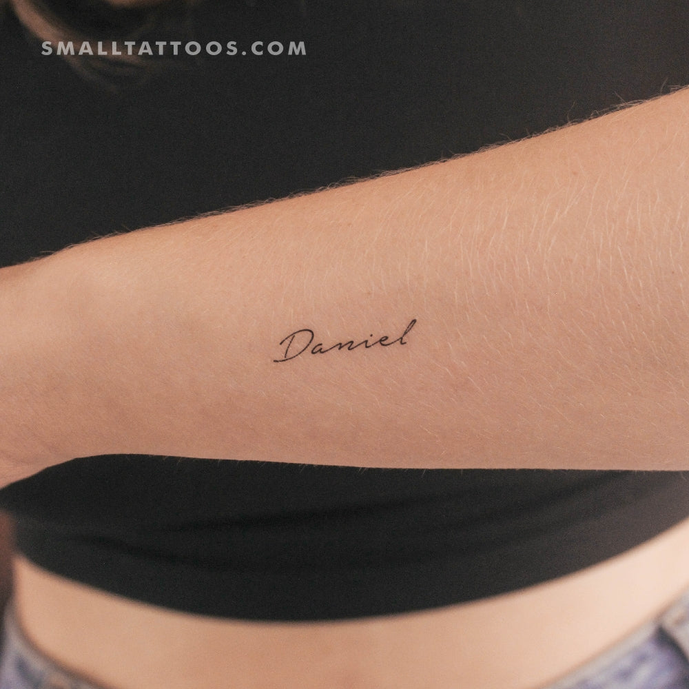 Daniel Temporary Tattoo (Set of 3) – Small Tattoos