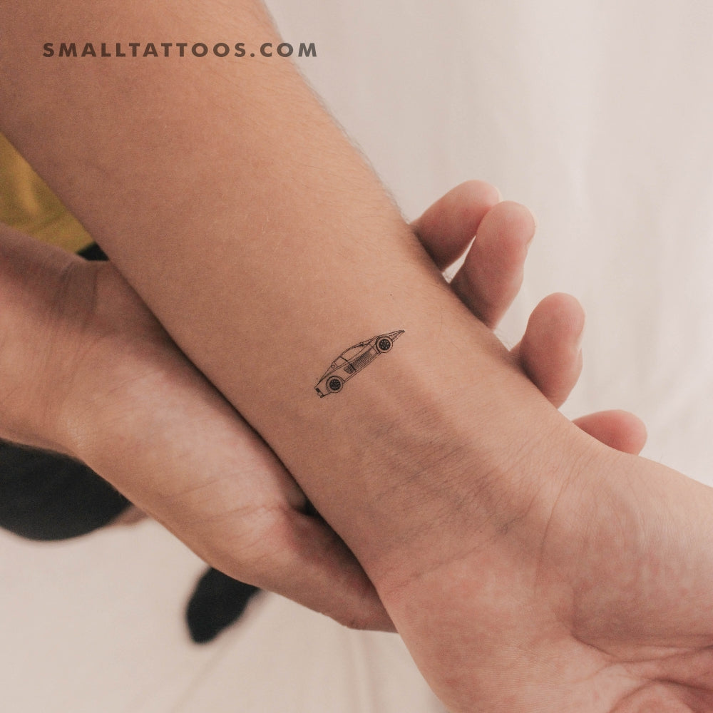 Ferrari Testarossa Temporary Tattoo (Set of 3) – Small Tattoos