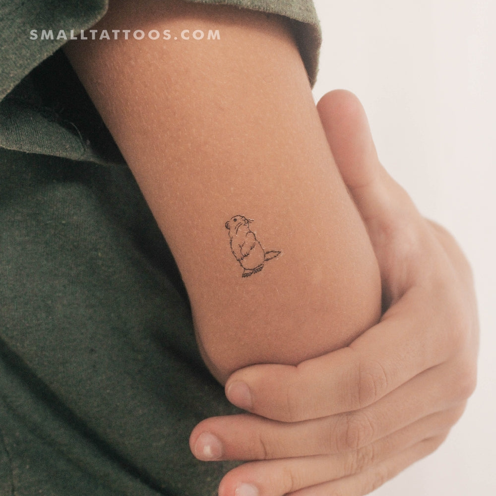 Marmot Temporary Tattoo (Set of 3) – Small Tattoos
