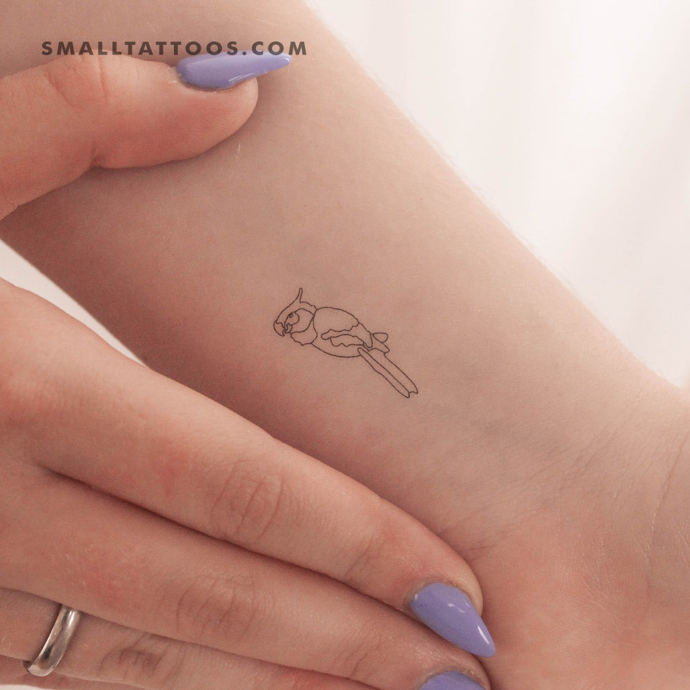 Simple Parrot Tattoos