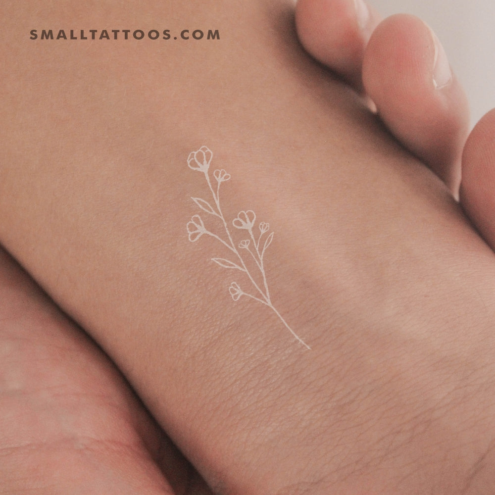 White Ankle Tattoos Stepping Into Style: The Art Of Ankle Tattoos: 202