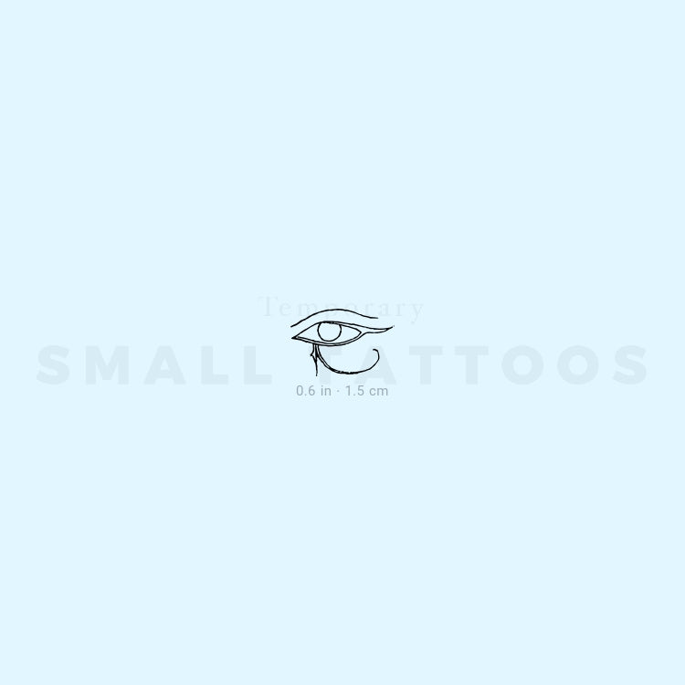 Fine Line Eye Of Horus Temporary Tattoo (Set of 3) – Small Tattoos