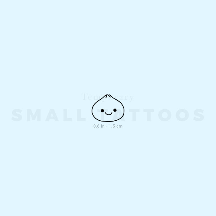 Tiny Dumpling Temporary Tattoo (Set of 3) – Small Tattoos
