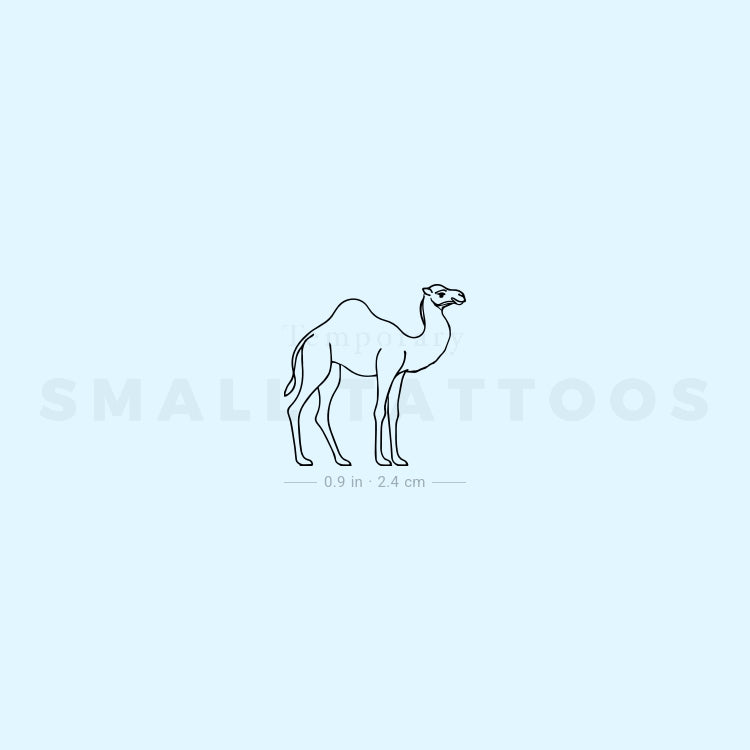 Camel Temporary Tattoo (Set of 3) – Small Tattoos