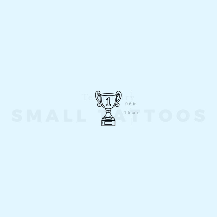 Trophy Temporary Tattoo (Set of 3) – Small Tattoos