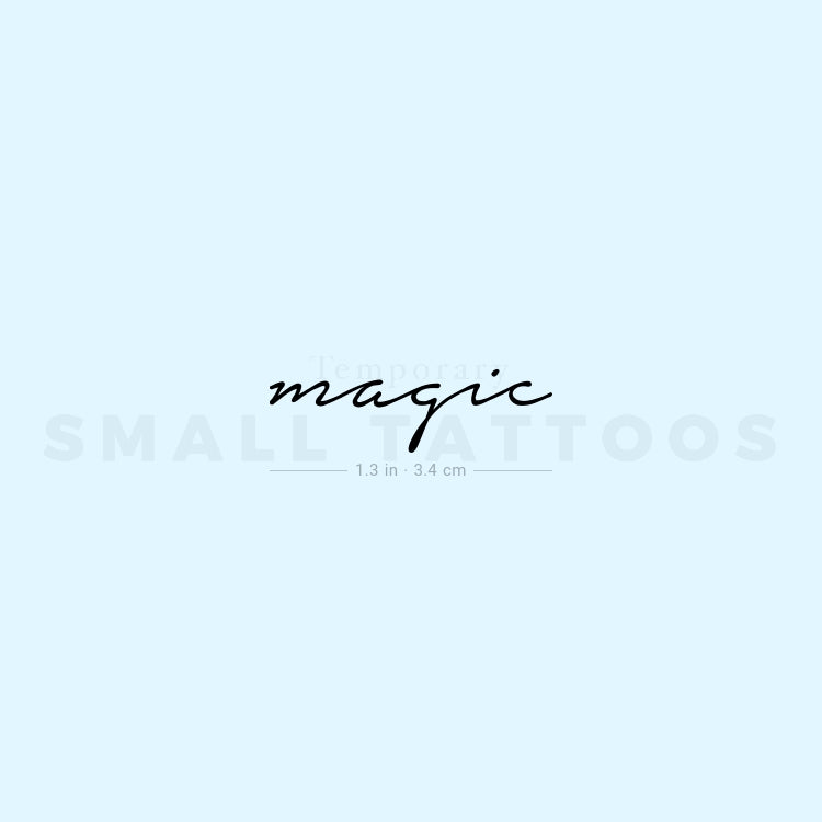Magic Temporary Tattoo (Set of 3) – Small Tattoos
