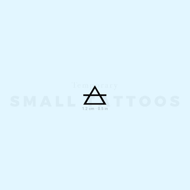 Transcend Symbol Temporary Tattoo (Set of 3) – Small Tattoos