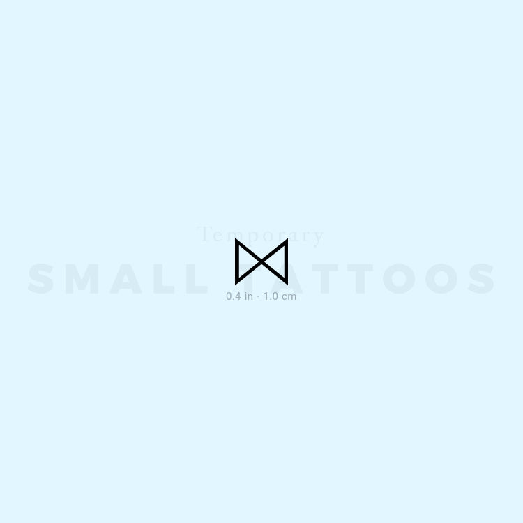 Reflect Symbol Temporary Tattoo (Set of 3) – Small Tattoos