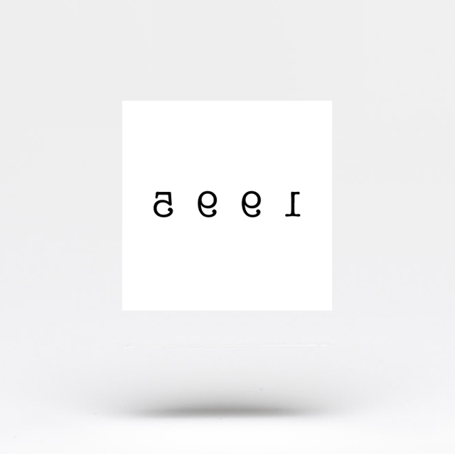 1995 Birth Year Temporary Tattoo (Set of 3) – Small Tattoos