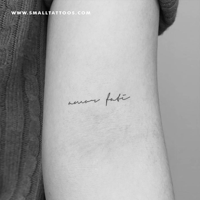 Amor fati tattoo designs - Bronctattooaus.com