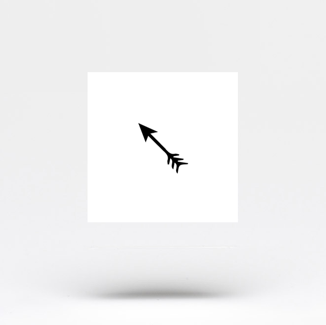Tiny Arrow Temporary Tattoo (Set of 3) – Small Tattoos