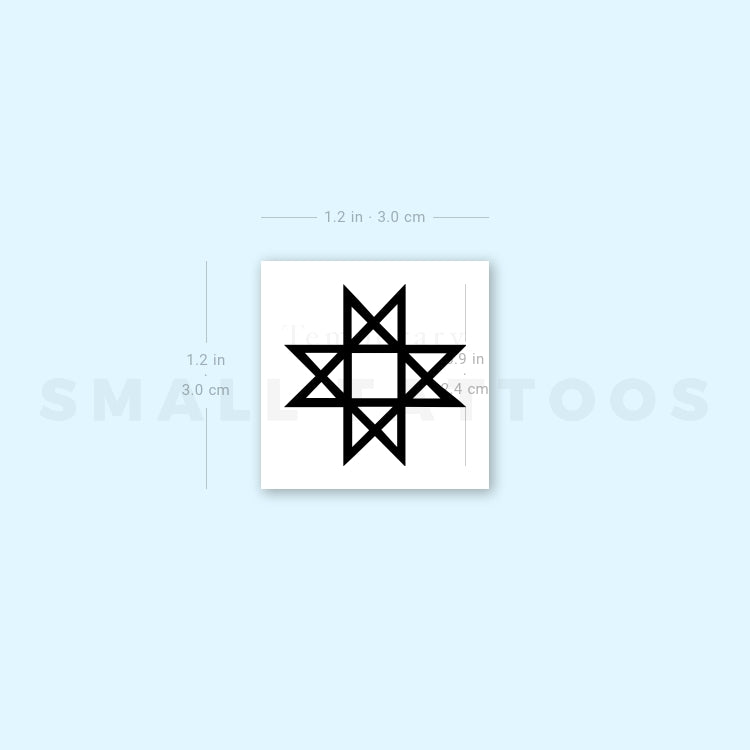 Auseklis Temporary Tattoo - Set of 3 – Small Tattoos