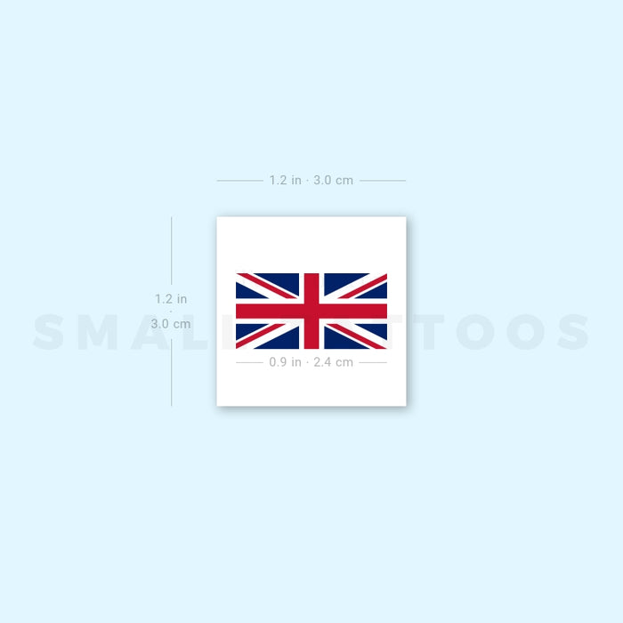 Union Jack Fake Tattoos