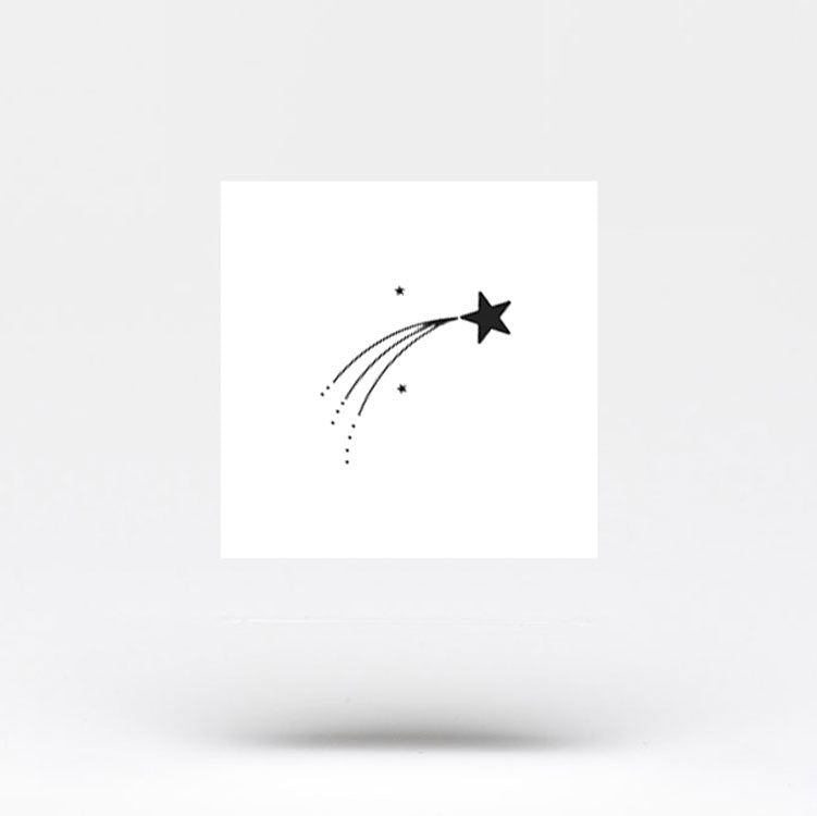 Little Shooting Star Temporary Tattoo (Set of 3) – Small Tattoos