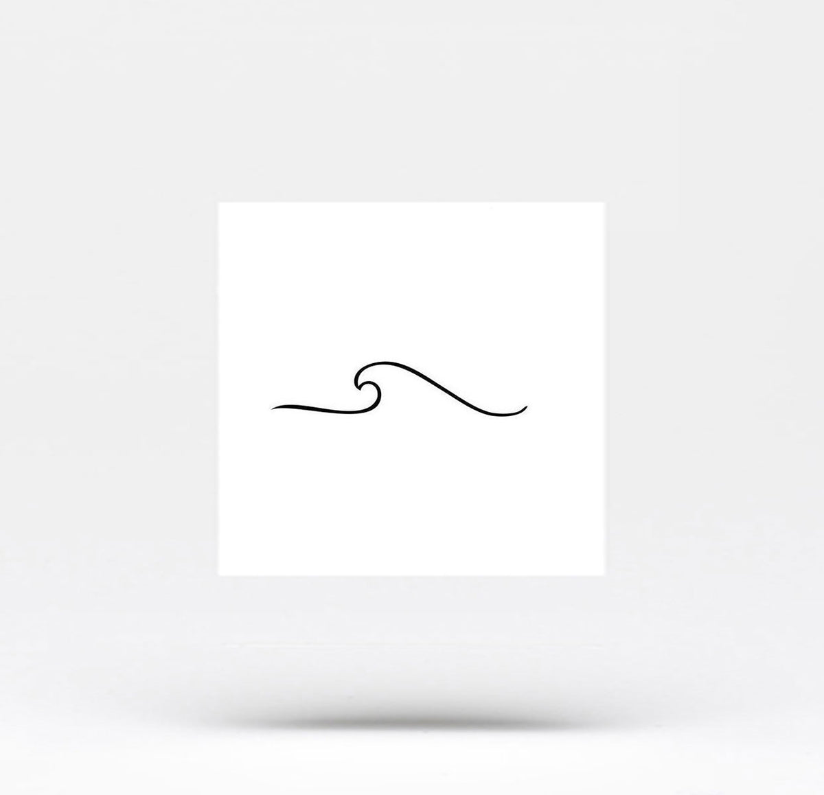 Easy Wave Tattoo A Simple Classic Wave By @kayy.tattoos 🌊